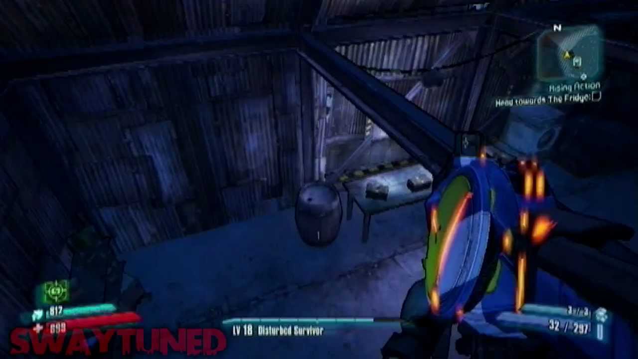 Borderlands 2 | Tundra Express: getting into the farm shed - YouTube