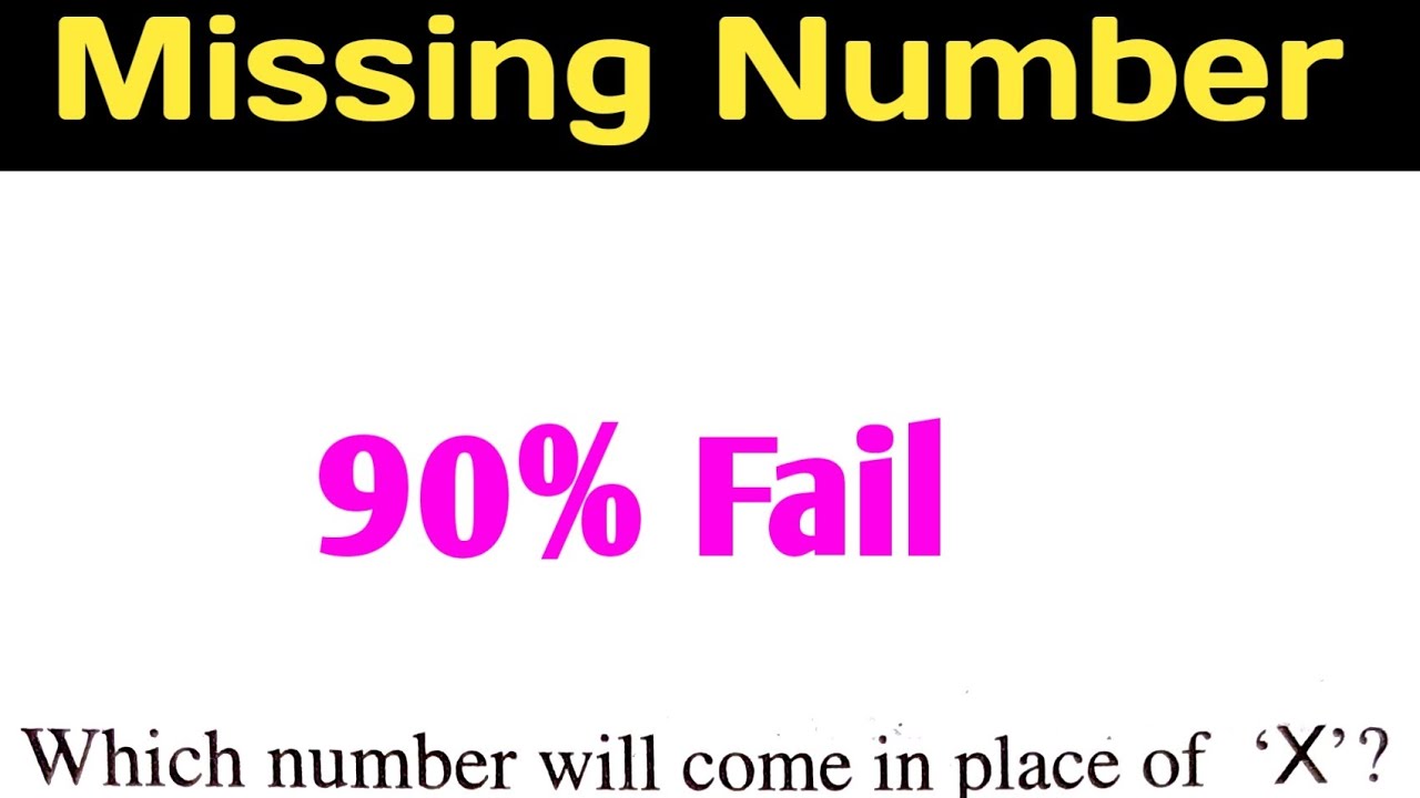 Missing Number Reasoning Test l Reasoning Practice l - YouTube