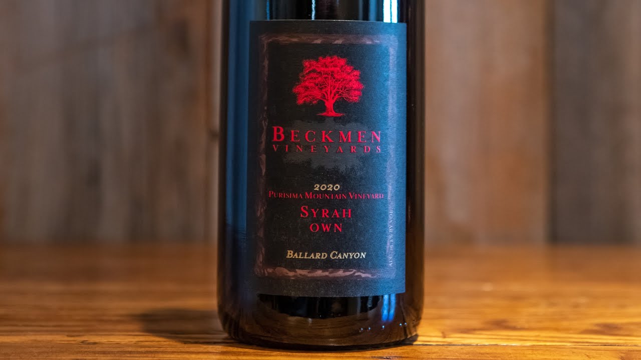 Beckmen Vineyards 2020 Purisima Mountain Vineyard Syrah Own - YouTube
