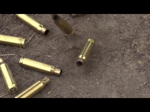 Spent Shells Falling Stock Video - YouTube