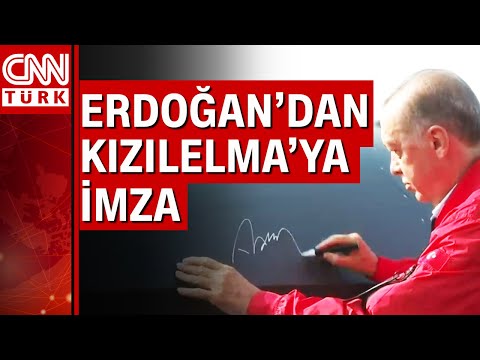 Cumhurbaşkanı Erdoğan'dan Kızılelma'ya imza!