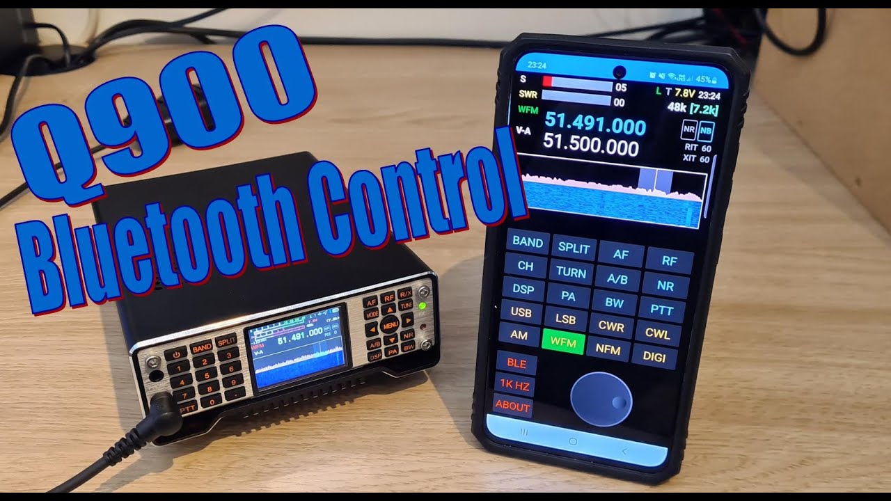 Guoetec Q900 Bluetooth Control with QradioBLE - YouTube