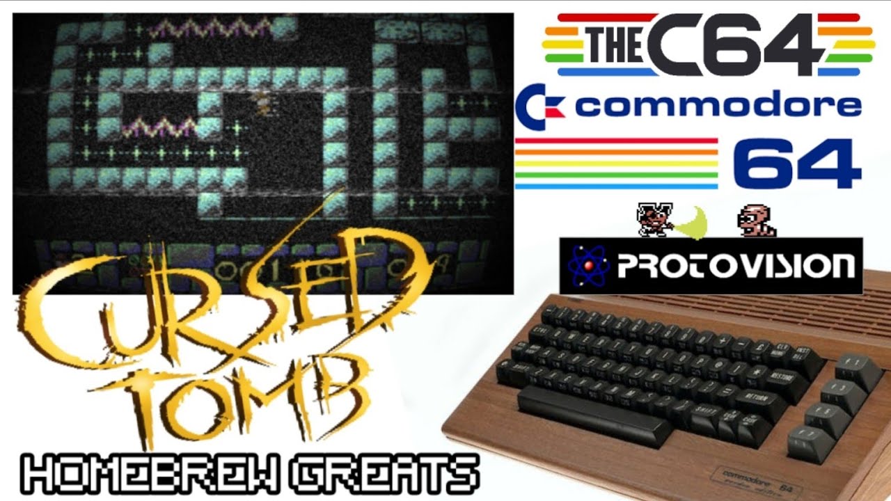 Commodore 64 Cursed Tomb - The BEST C64 Game of 2023 #commodore64 #c64 ...