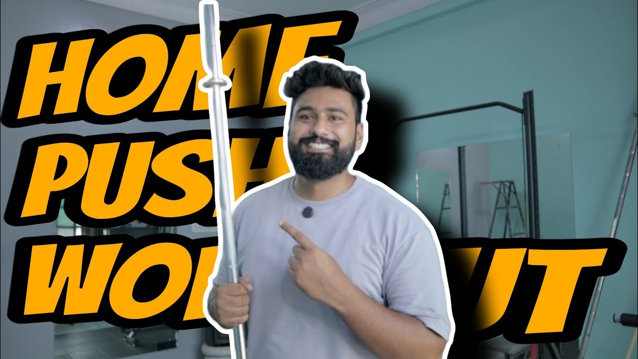 Home Workout Vlog | PUSH Workout at Home - YouTube