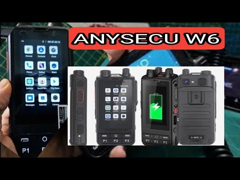 ANYSECU W6, NETWORK RADIO - REMOVE BATTERY ADD BELT CLIP - YouTube