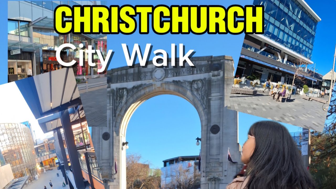 CHRISTCHURCH City Centre Walk May 2024 - YouTube
