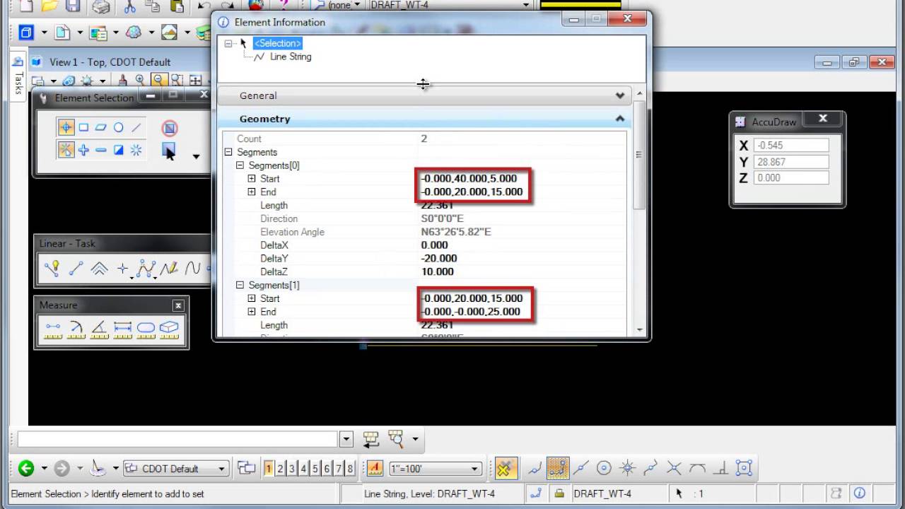 microstation ACS Plane lock - YouTube