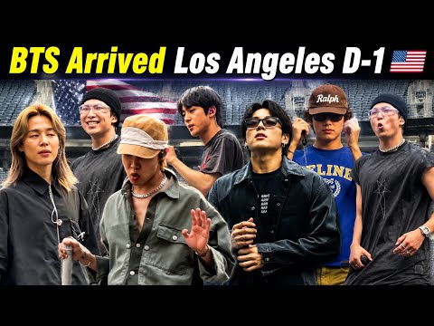 BTS Arrived Los Angeles 🇺🇸 BTS Soundcheck Los Angeles D-1 🇺🇸 Started Today 💜 BTS Arrived Los Angeles
