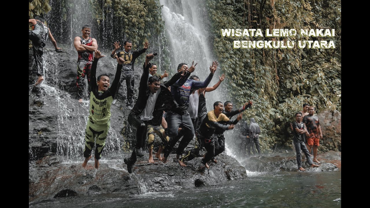 Wisata air terjun Lemo nakai, bengkulu utara - YouTube