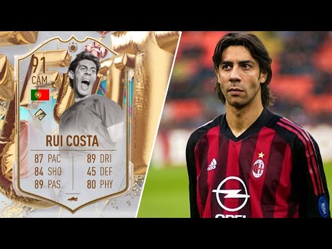 5 STAR SKILLS!! 91 FUT BIRTHDAY ICON RUI COSTA PLAYER REVIEW - FIFA 23 ...