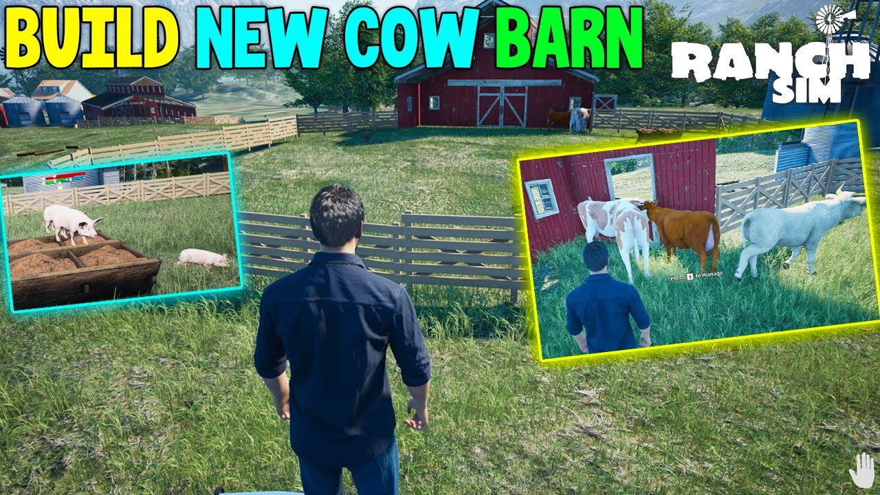 I BUILD NEW COW BARN HOUSE | RANCH SIMULATOR | EP45 - YouTube