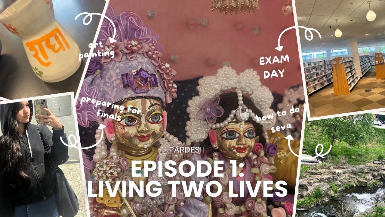 Living Two Lives: Student by Day, Devotee by Heart 🌸 (Hindi vlog ...