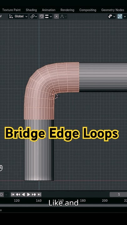 Bridge Edge Loops in Blender..! - YouTube
