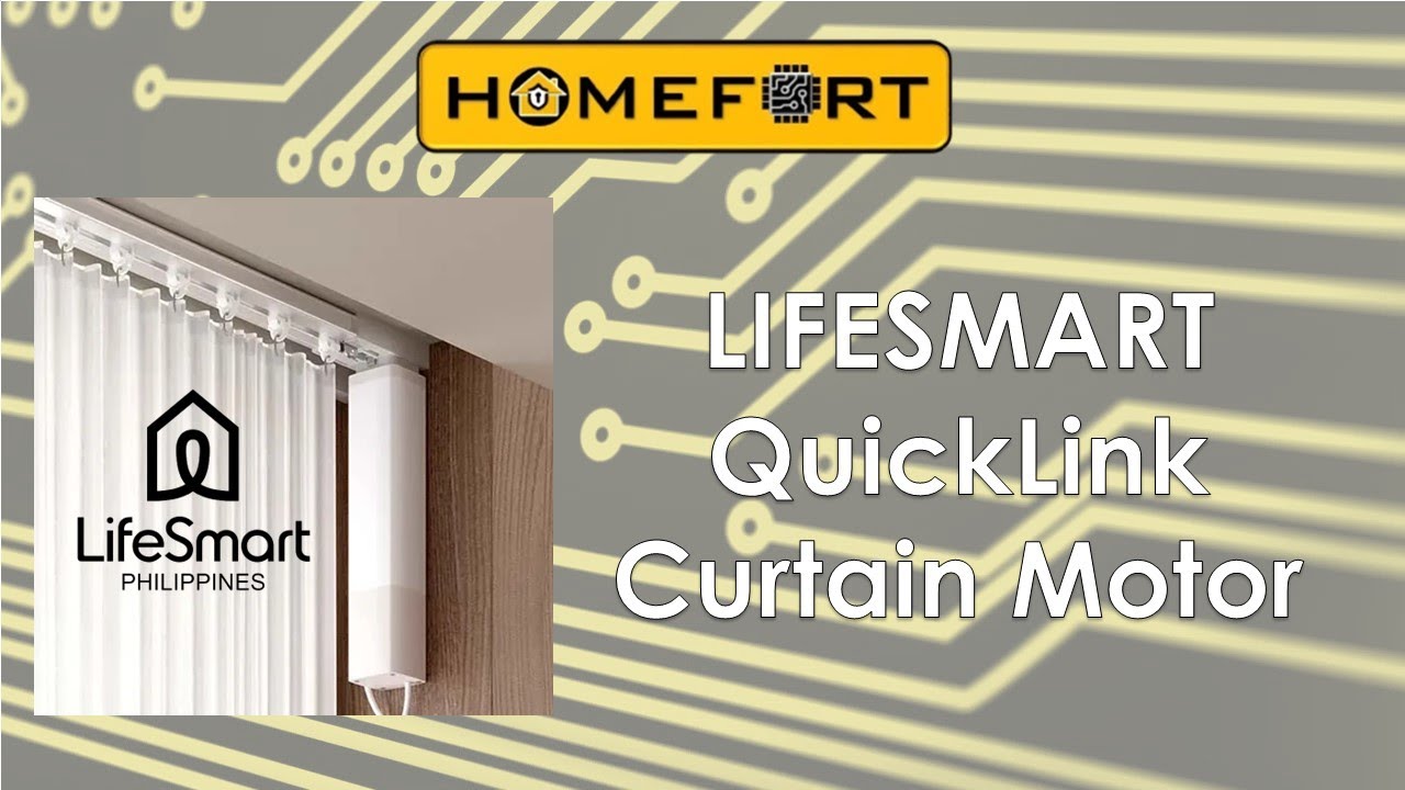 LifeSmart QuickLink Curtain Motor l Homefort Home Automation Services ...