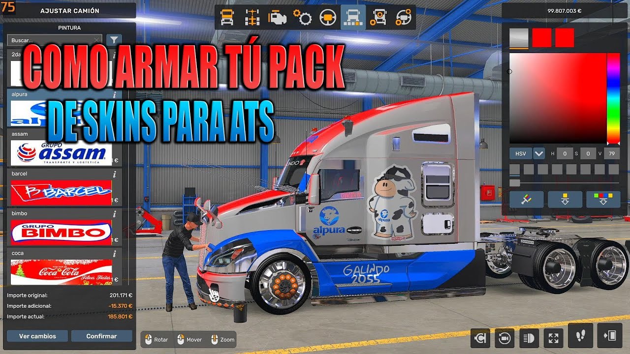 😱😱🇲🇽🇲🇽Como Hacer Tú pack de Skins En un sólo Mod Para ATS Y ETS 🇲🇽🇲🇽 ...