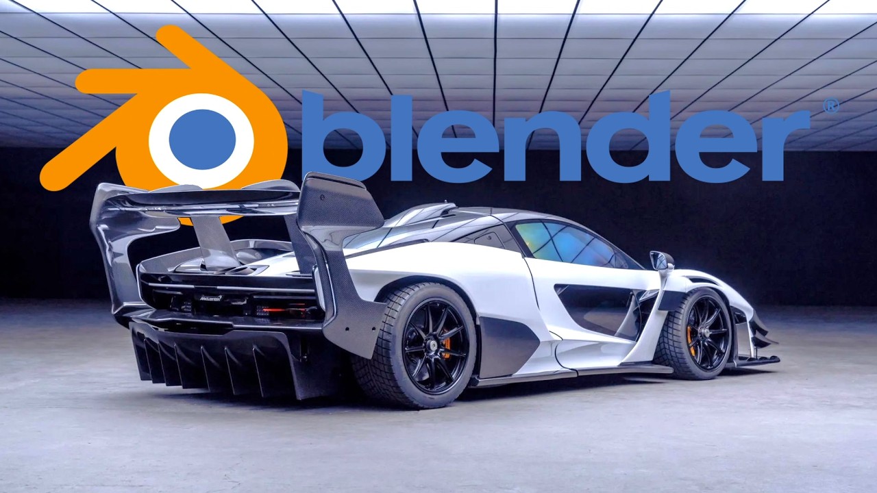 The BEST Way to model cars in Blender | Mclaren Senna GTR modelling ...