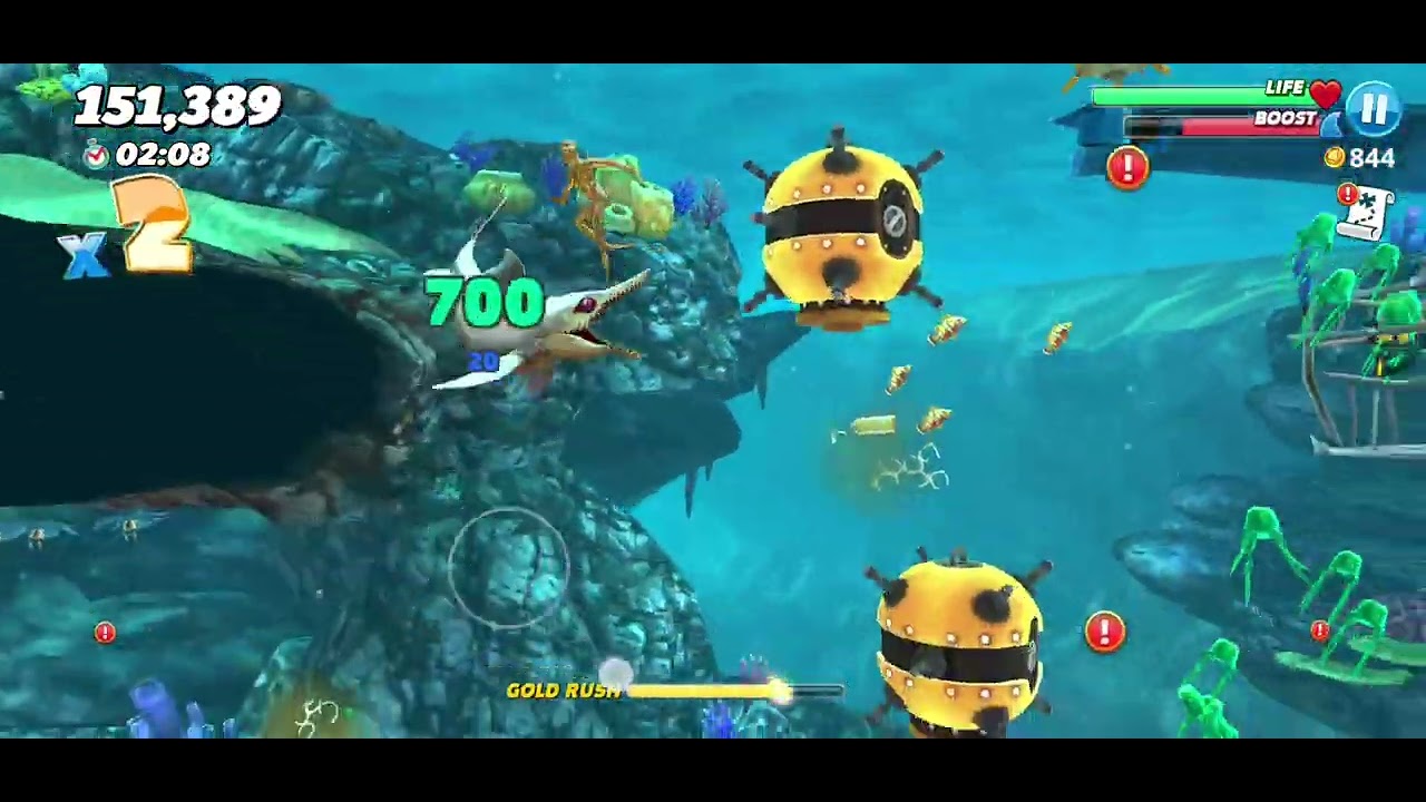 hungry shark world play mako and echo😎🇧🇩pro gamer😎😎😎😎 ...