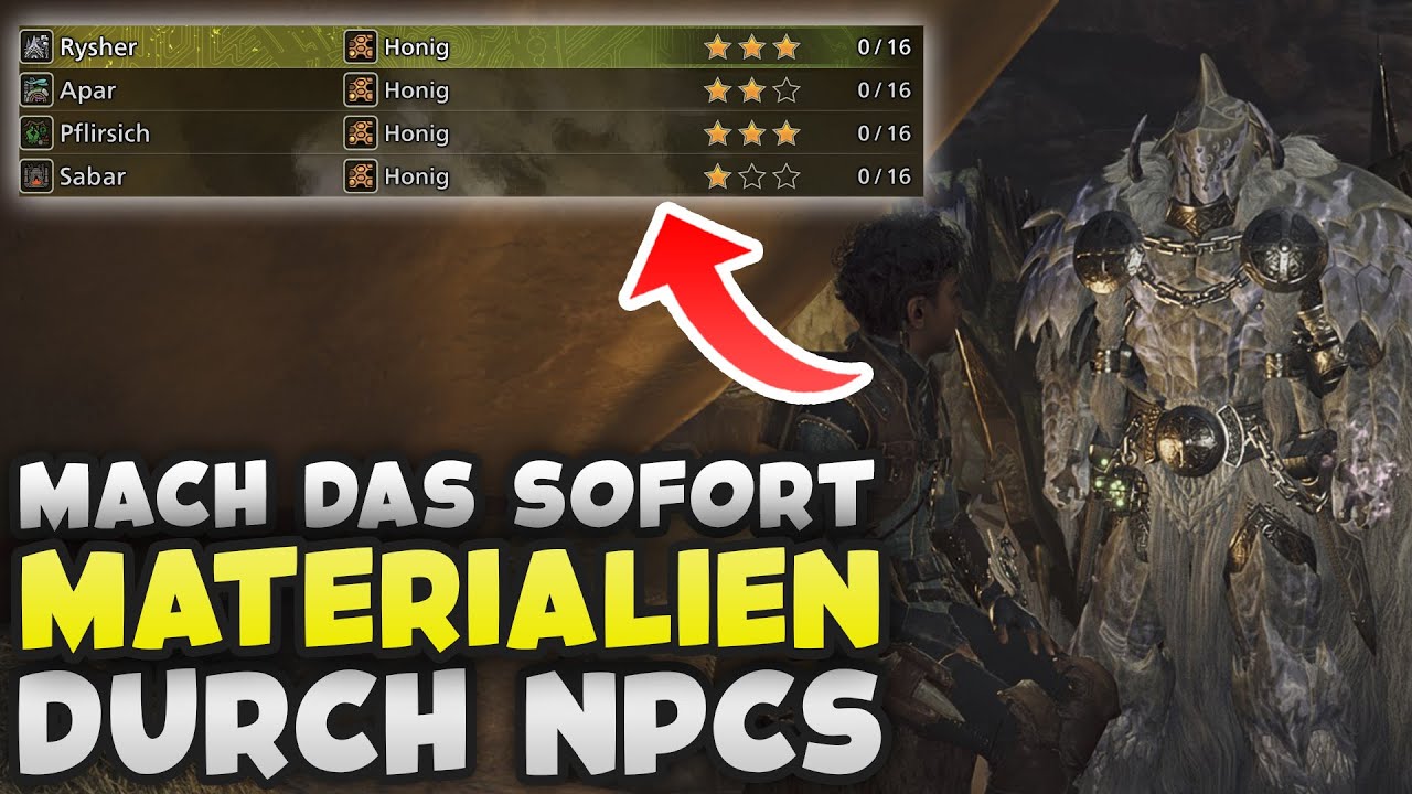 Monster Hunter Wilds - Automatische Materialbeschaffung durch NPCs📈 ...
