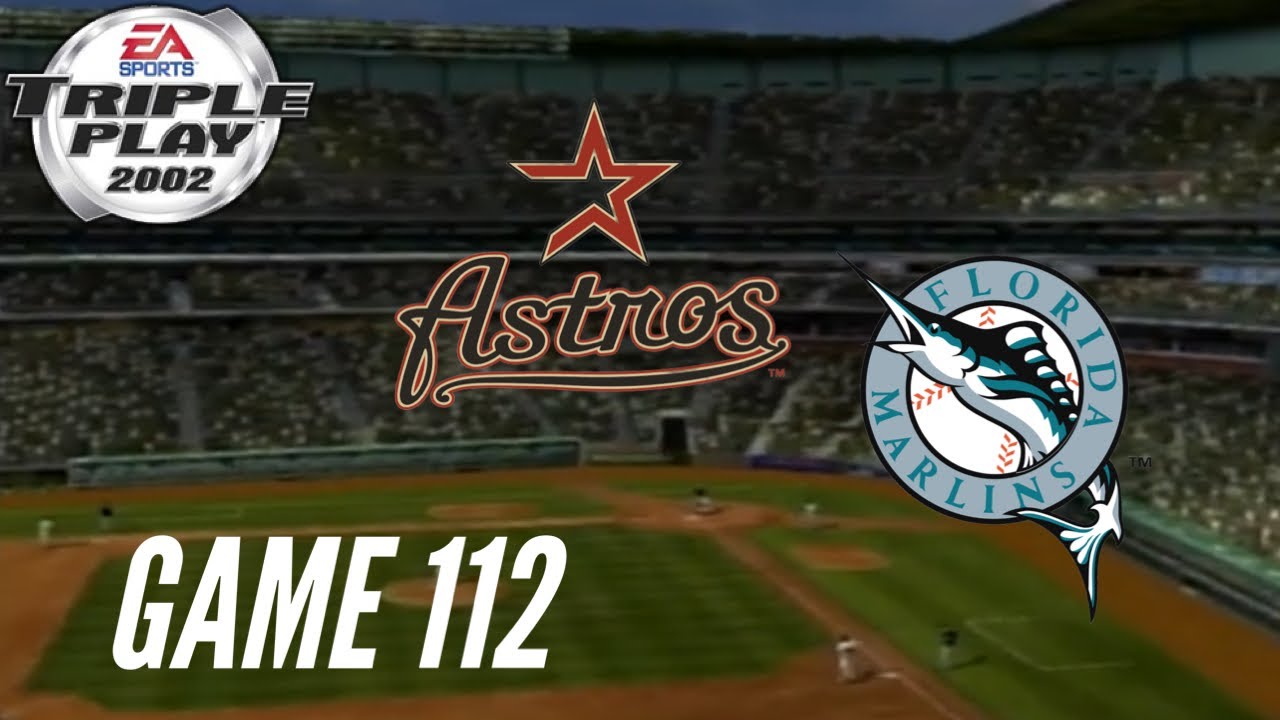 Triple Play Baseball 2002 Full Game sim: Marlins @ Astros Game 112 ...