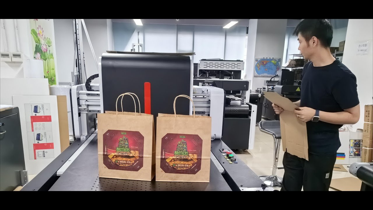 Paper Bag Single Pass Printing Machine, cmyk digital inkjet printer ...