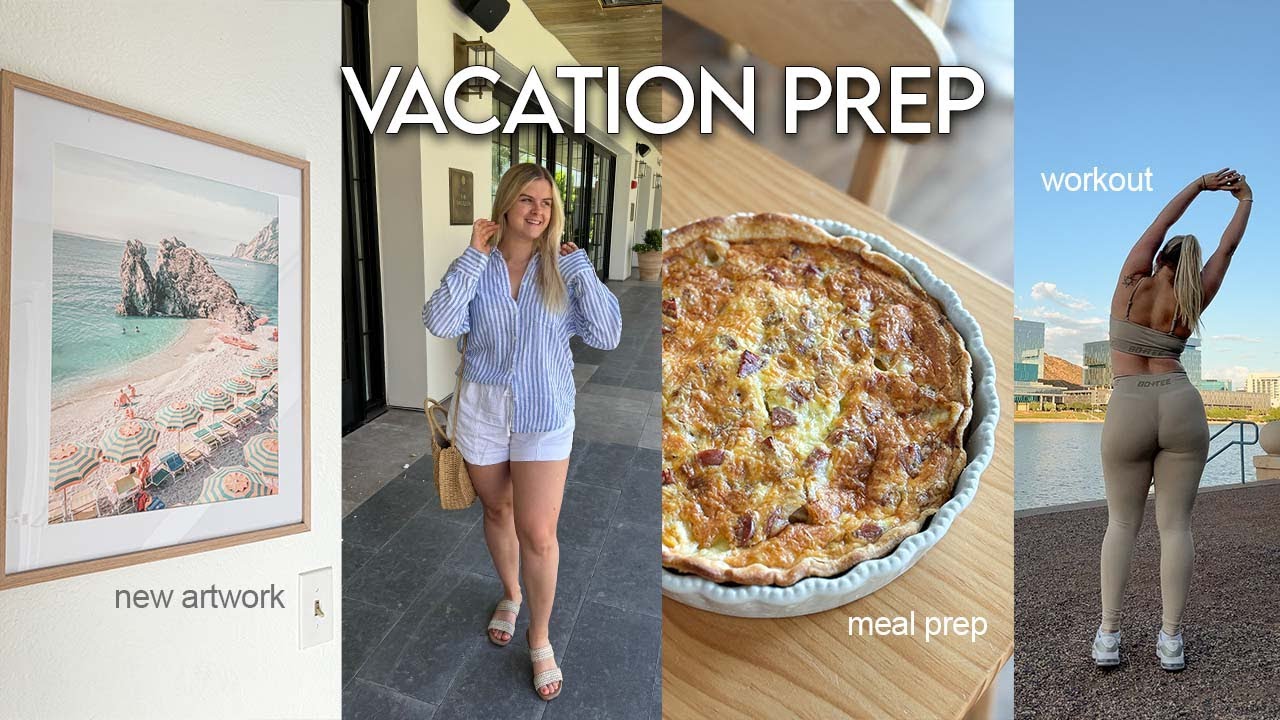 WEEKEND VLOG | Prepping for vacation, brunch, meal prep, & a cozy night ...