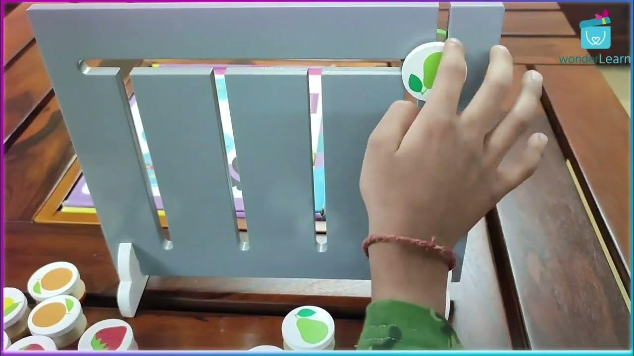 wonderLearn Fruit Maze for 2+ Years Old - Build Logical Thinking, Pattern Matching & Problem ...