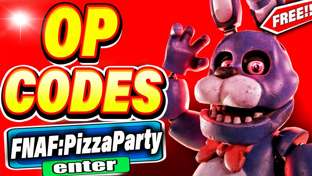 ALL NEW *SECRET CODES* IN ROBLOX FNAF : PIZZA PARTY (new codes in ...