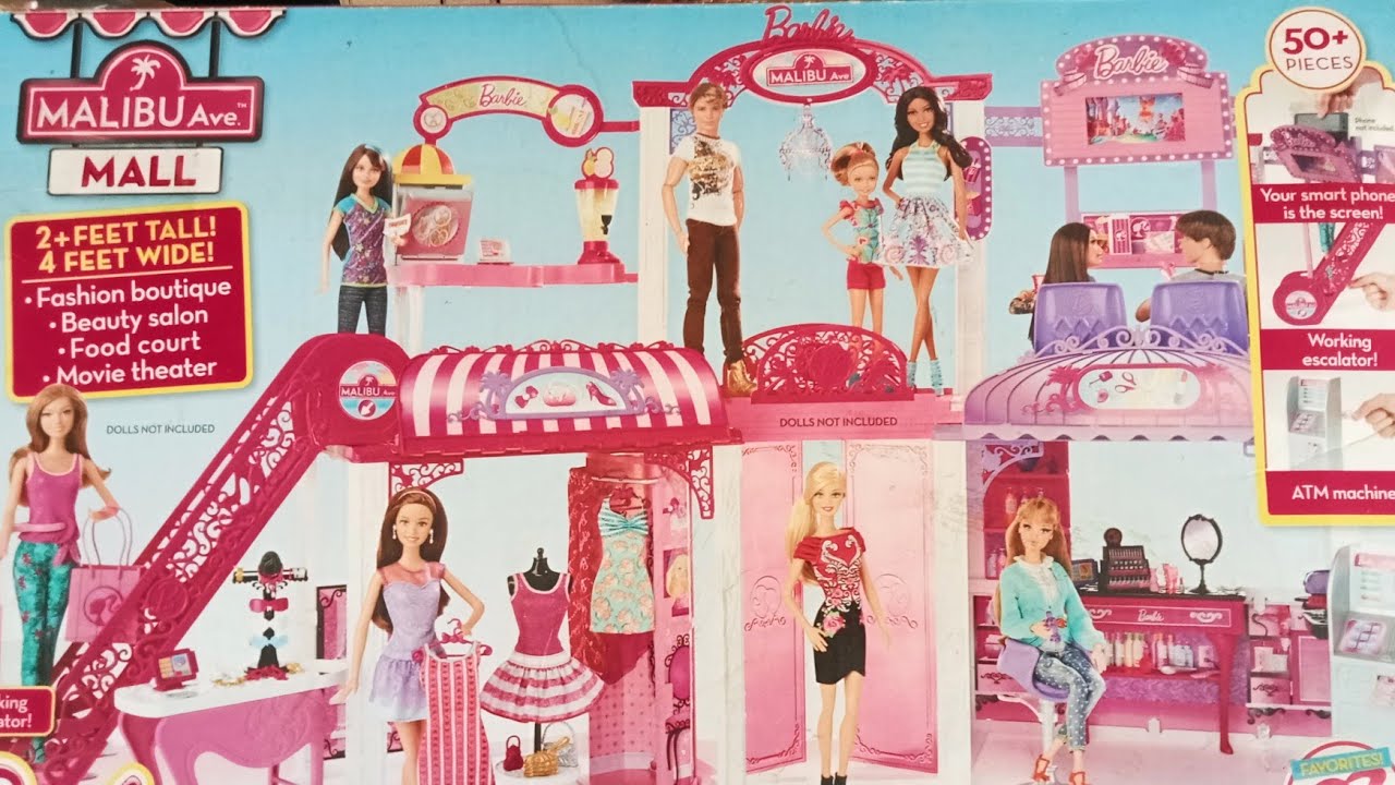 Unboxing mainan, mainan barbie, barbie Nurul punya rumah baru buat ...