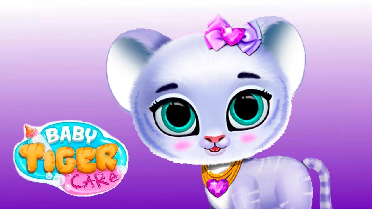 Baby Tiger Care - My Cute Virtual Pet Friend - Fun Kids Games - YouTube