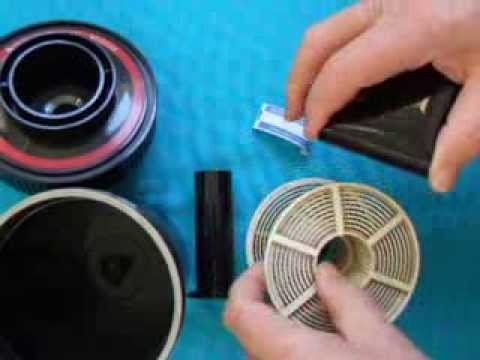 Loading 120 film into developing tank - YouTube