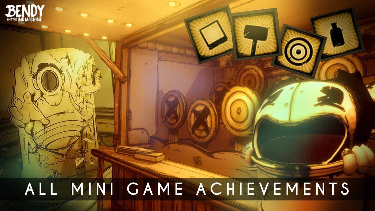 All Bendy Land Carnival Achievements Unlocked! (Bendy & the Ink Machine ...