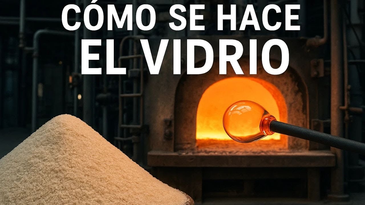 🔍 ¿CÓMO se HACE el VIDRIO desde CERO? 🏭 Fabricación PASO a PASO con ...