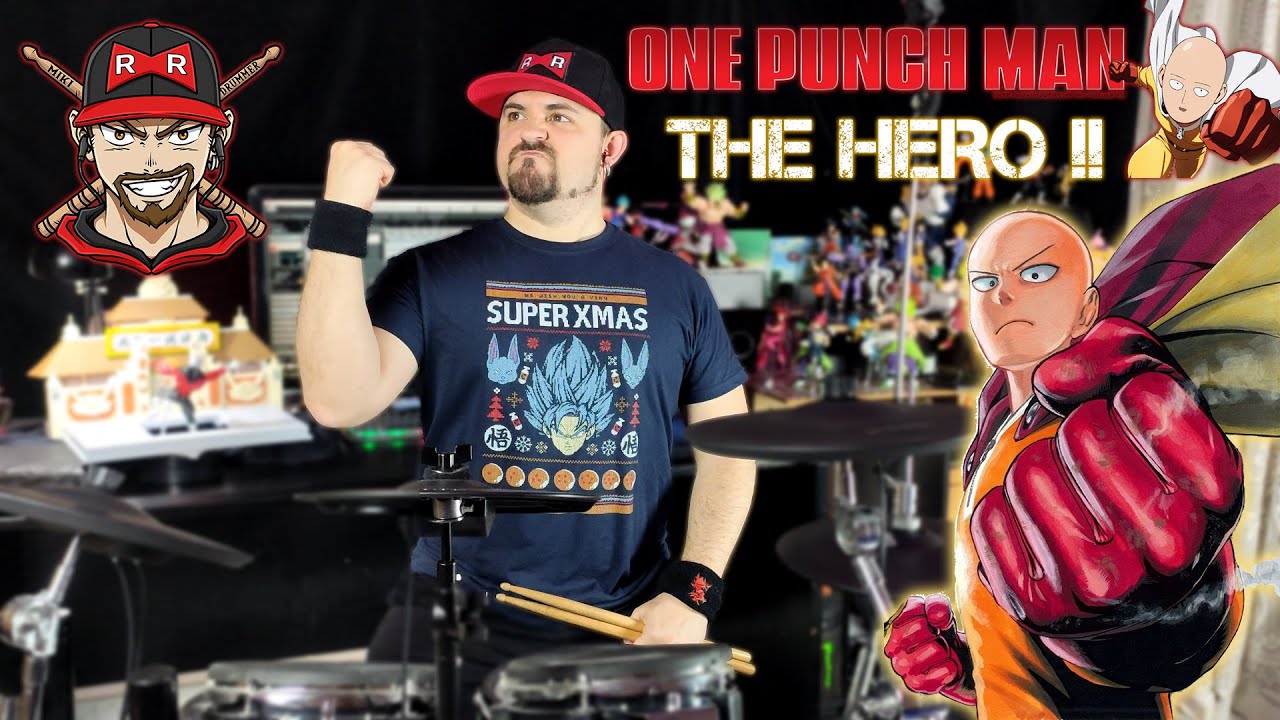 One punch Man | THE HERO !! ～怒れる拳に火をつけろ～ | Drum cover By Miki Drummer ...