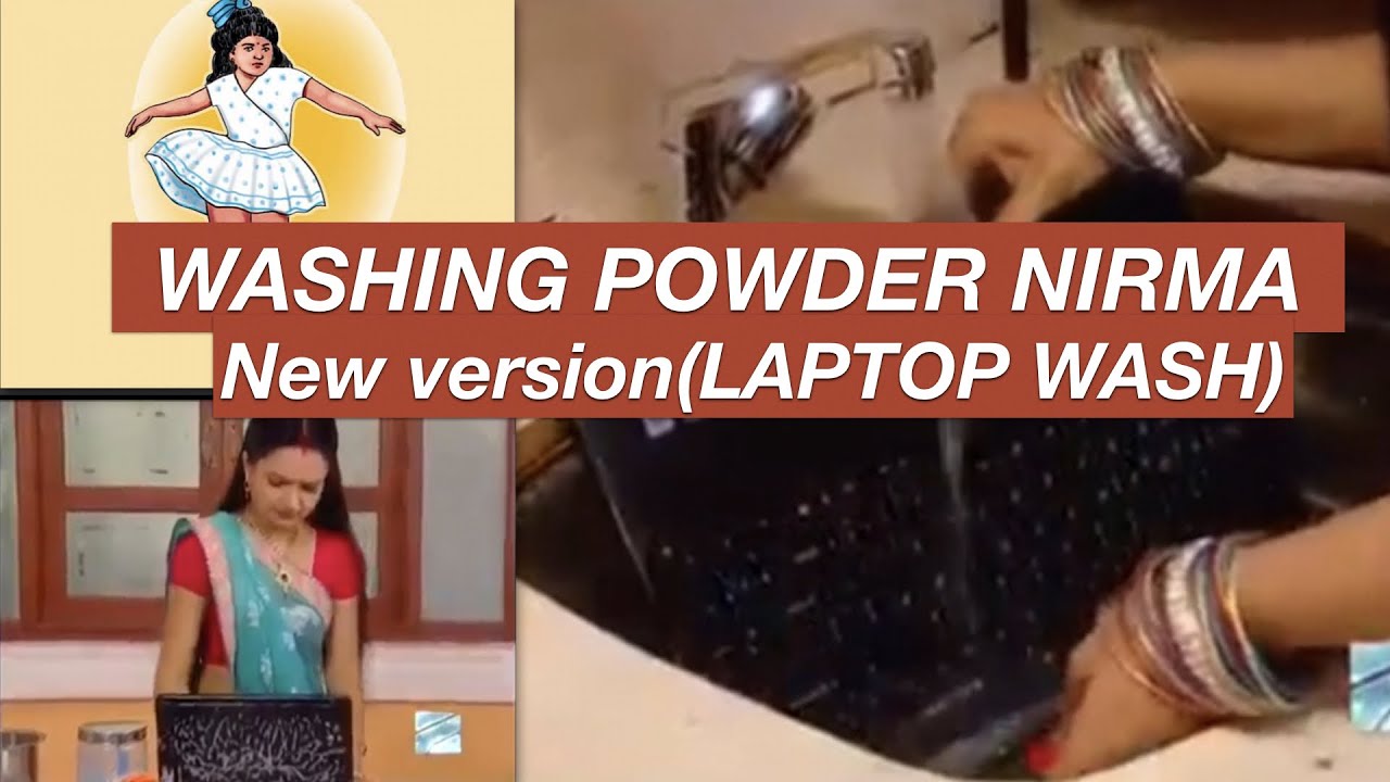 Gopi bahu washing Laptop | Washing Powder Nirma | Latest funny Remix ...