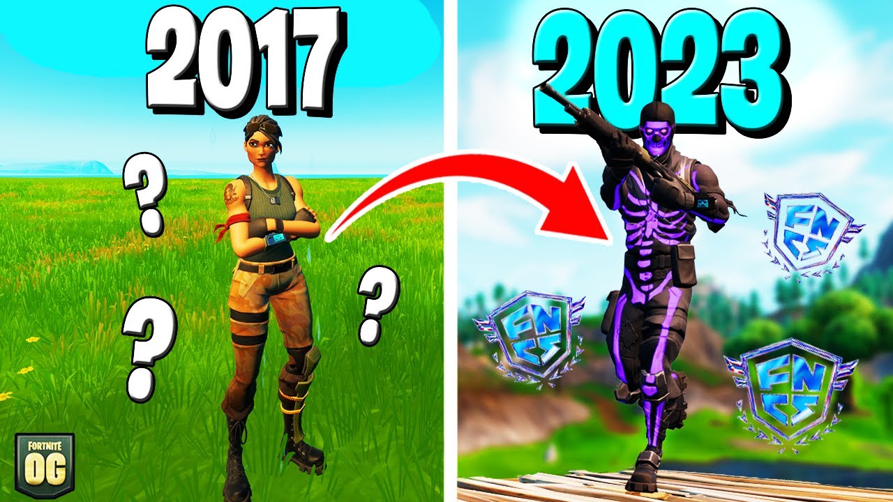6 Years of Competitive Fortnite Progression - YouTube