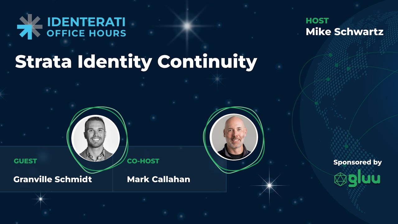 Episode 42: Strata Identity Continuity - YouTube