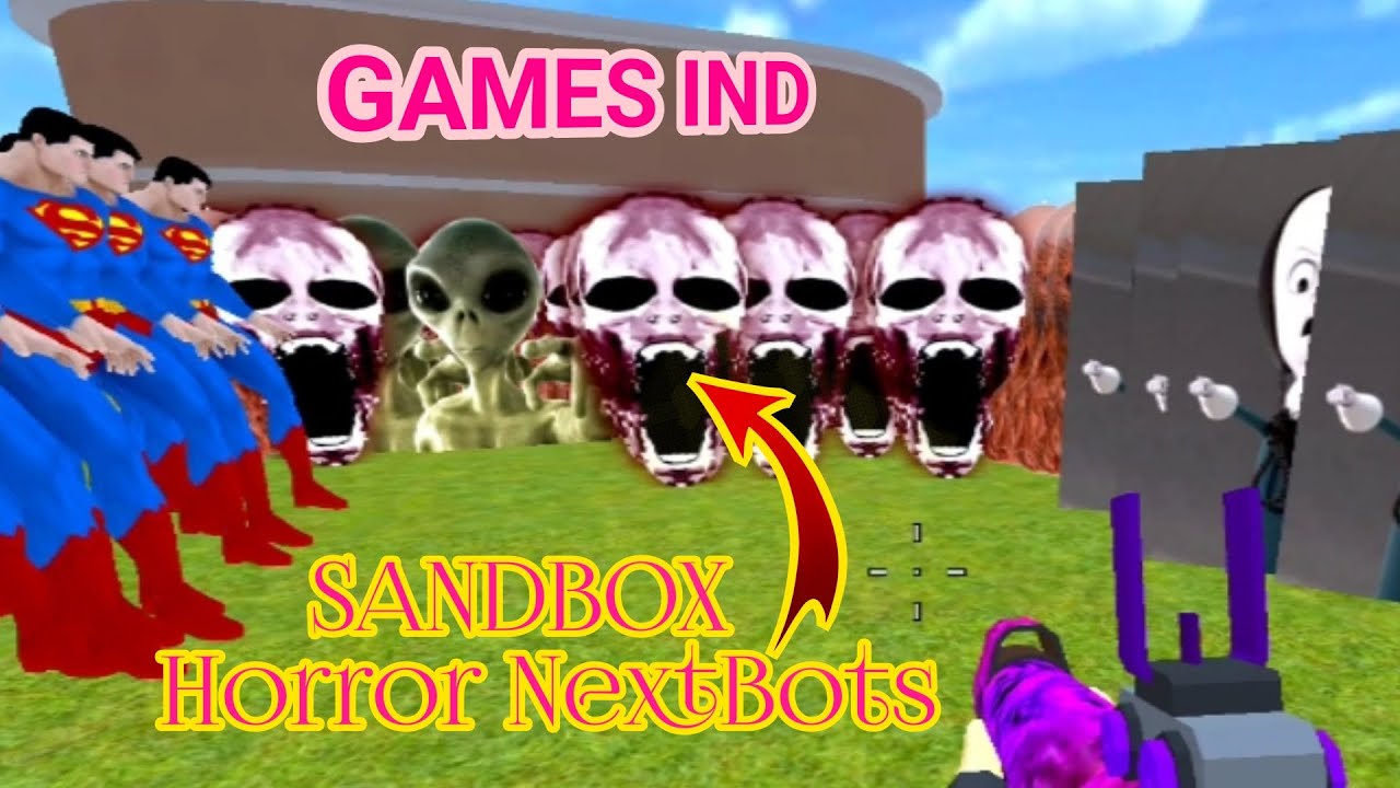 NEXTBOTS HORROR VS SUPER MAN | NEXTBOT CHASING GAMEING | HORROR ...