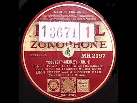 Leon Cortez and his Coster Plas - Coster medley no 01 - YouTube