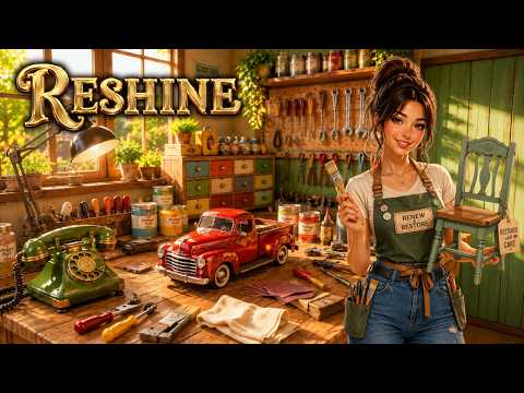 ReShine! 🕰️🖌️ INCREDIBLY CALM AND COZY Demo Long Gameplay - No Commentary