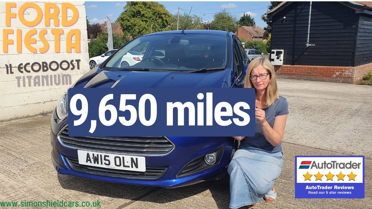 2015 Ford Fiesta 1 litre ecoboost titanium £0 road tax low mileage ...