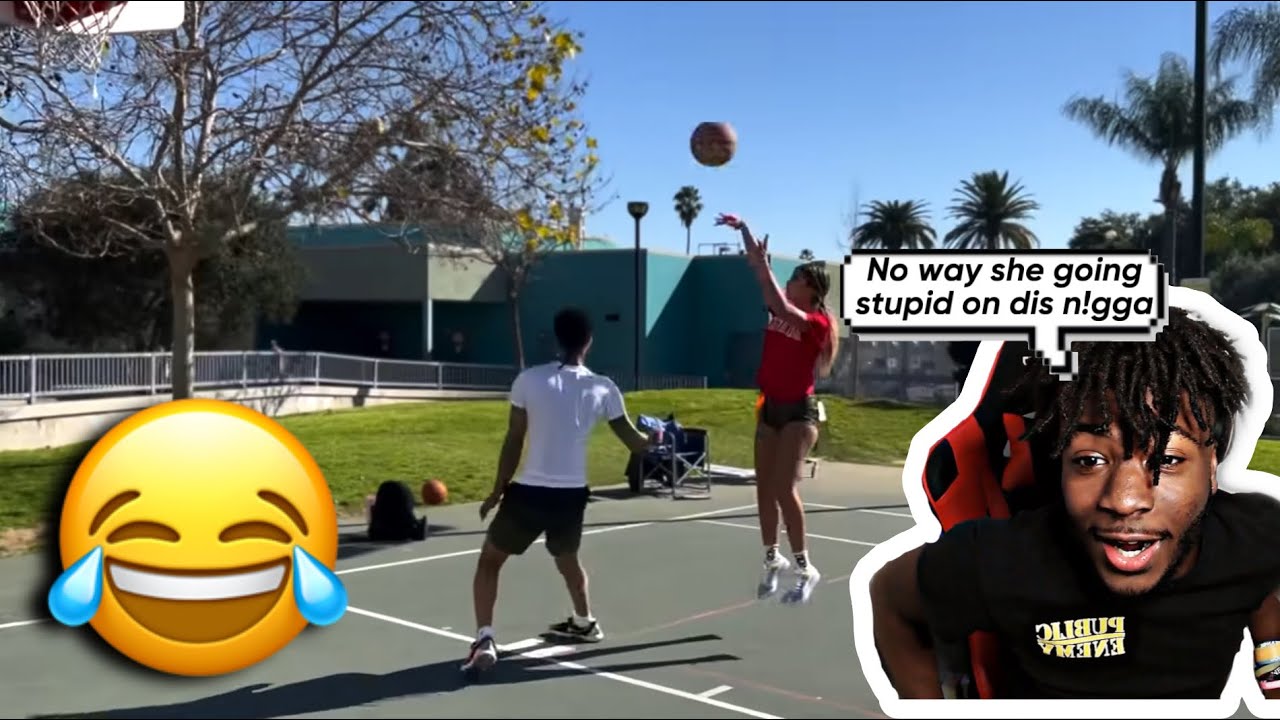flight 1v1 Instagram baddie D1 basketball female Hooper! *Reaction* 💀 ...
