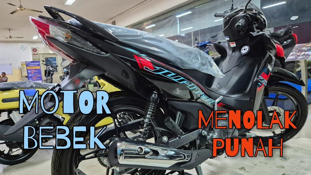 Motor Bebek Menolak Punah ! YAMAHA JUPITER Z1 cw BLACK 2024 - YouTube