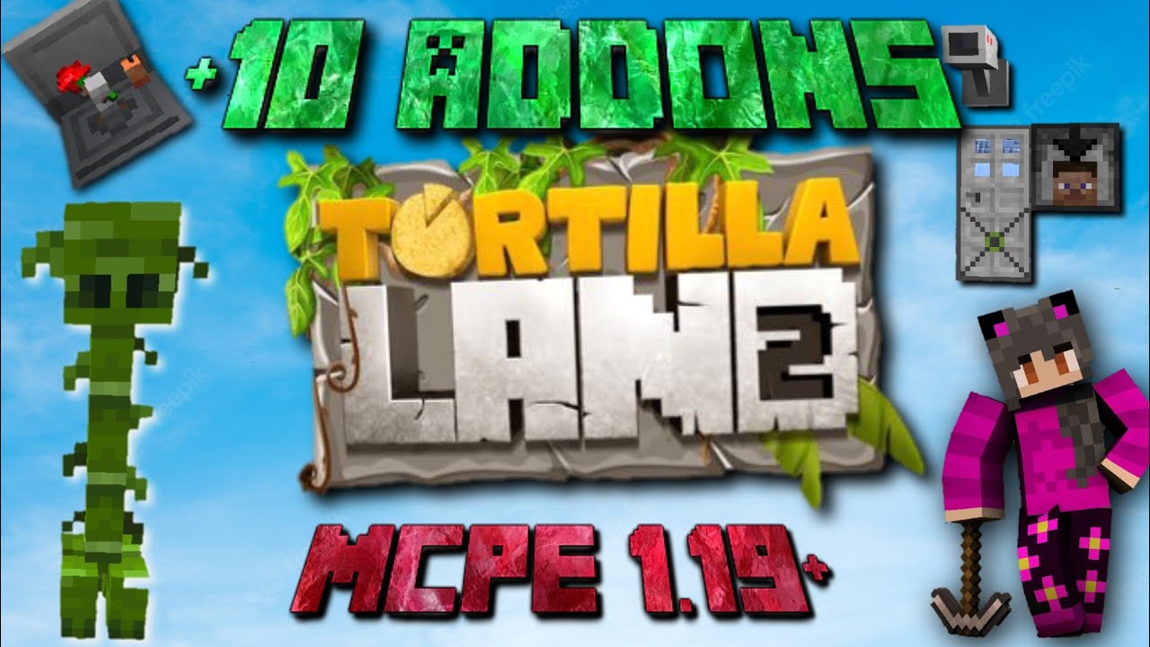 11 MODS DE TORTILLALAND 2 para minecraft BEDROCK survival 1.19 en ...