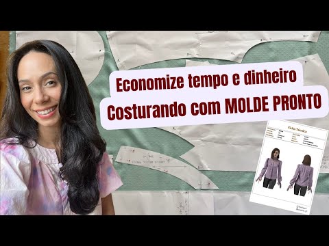Aula 1 - CORTE de CAMISA GOLA LAÇO com MODELAGEM PRONTA - YouTube
