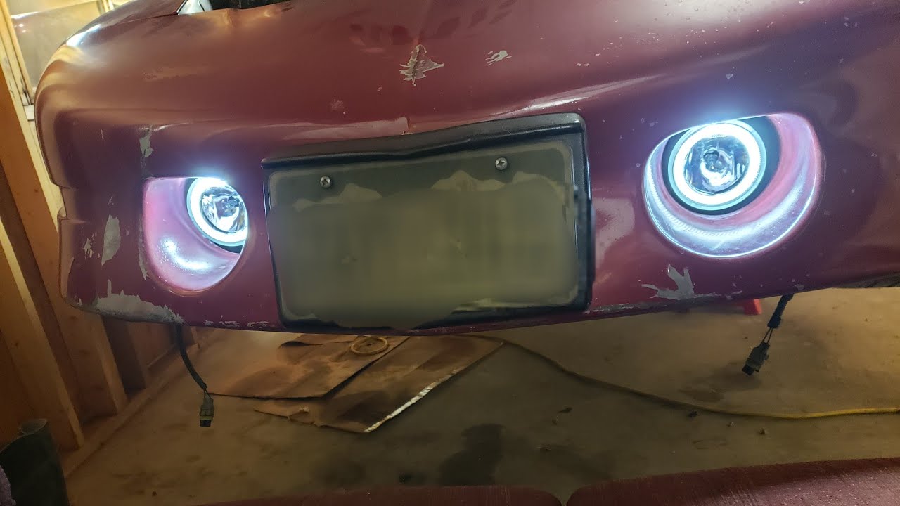 TRANS-AM gets NEW FOG/HALO lights!!! - YouTube