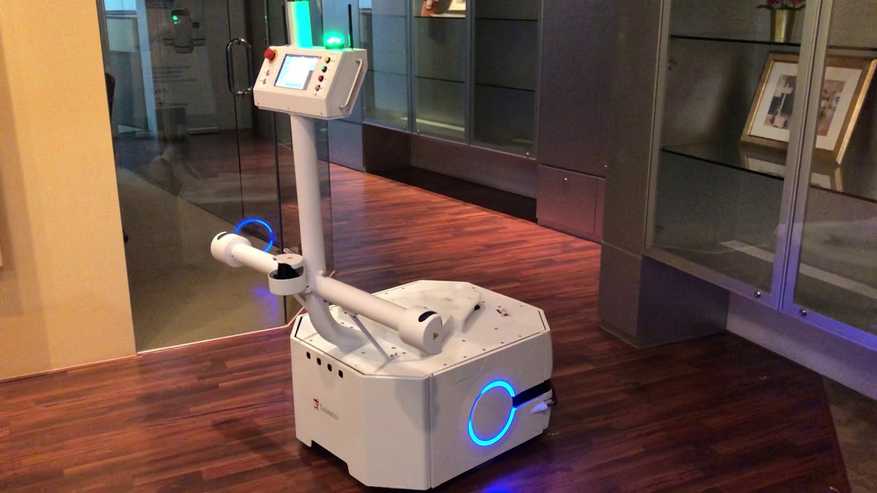 Techmetics 250KG robot Cart - YouTube