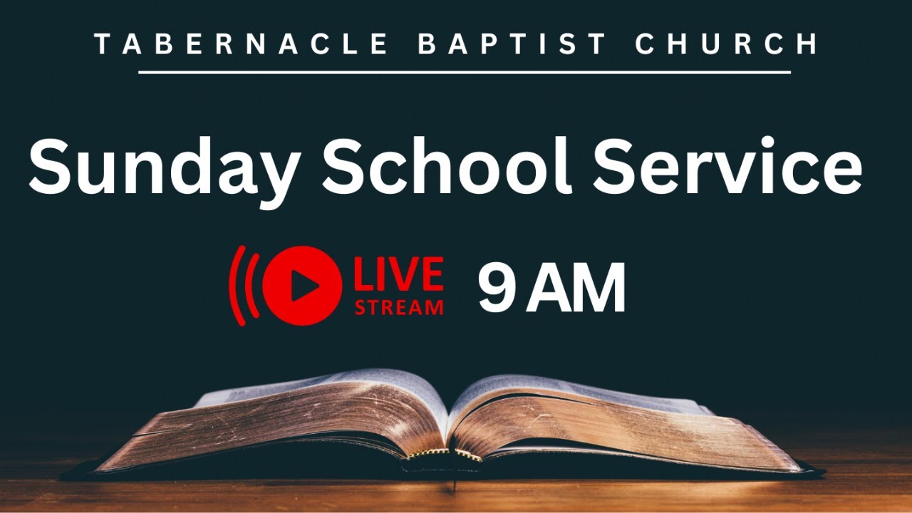 Sunday School Service (10.20.24) Live Stream - YouTube