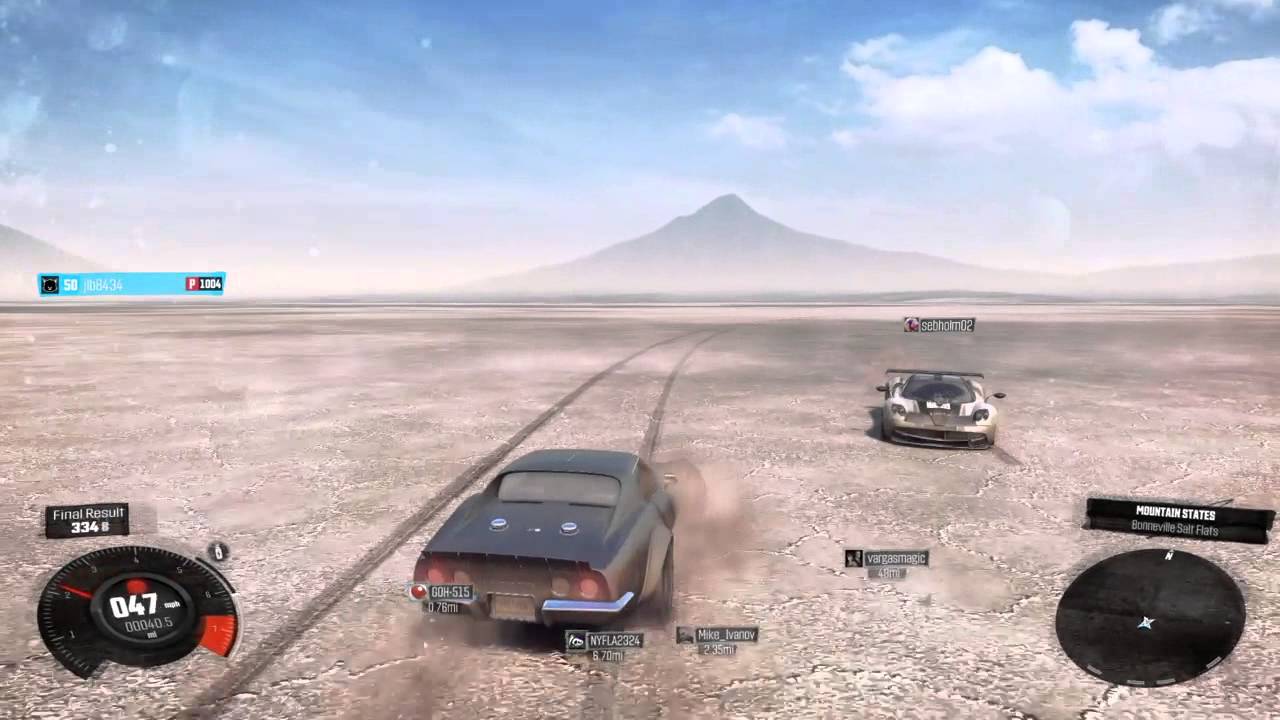 Corvette C3 Fun at The Bonneville Salt Flats The Crew - YouTube