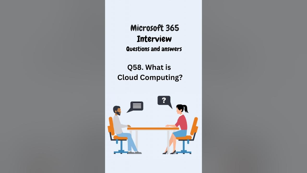 Office 365 interview questions and answers: What is Cloud Computing #shorts #youtubeshorts # ...
