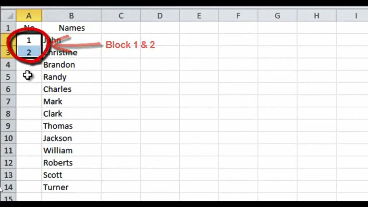 How To Create Sequential Numbers In Excel Fast - YouTube